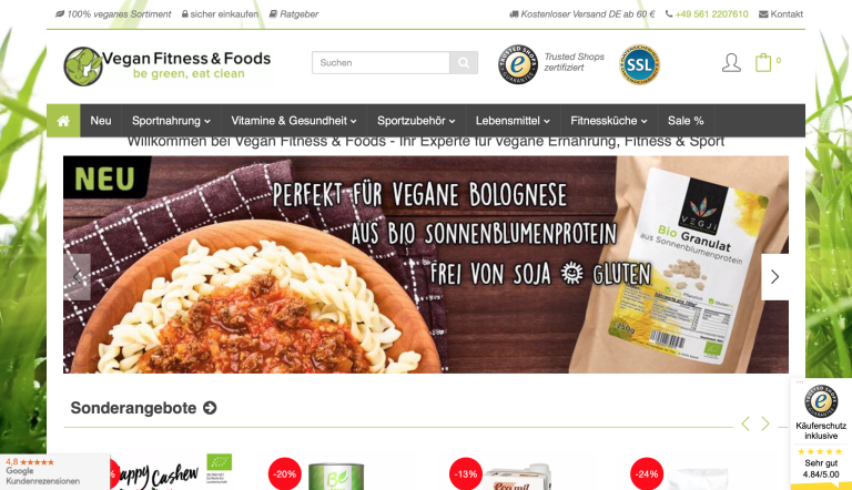 Tolle vegane Onlineshops und vegane Produkte Deutschland is(s)t vegan