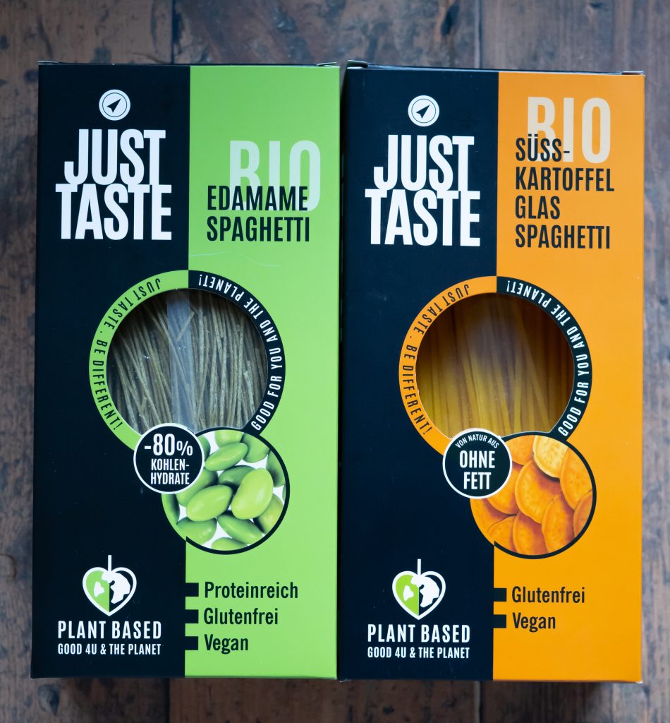 Glutenfreie Nudeln aus Edamame und Süßkartoffelsorten Deutschland is(s ...