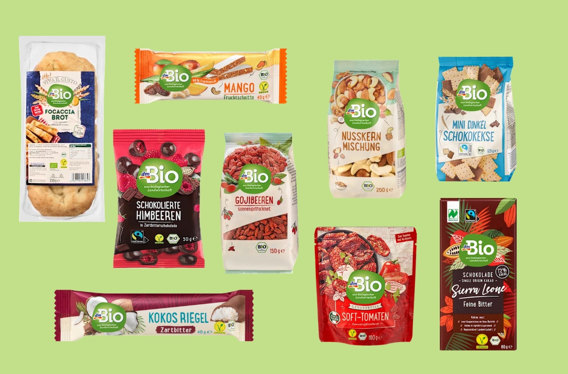 35 vegane Snacks von dmBio – Gesund snacken geht auch lecker ...